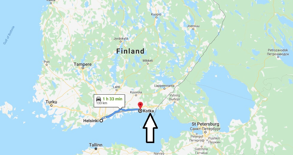 Котка достопримечательности на карте: Подробная карта Котки на русском ...